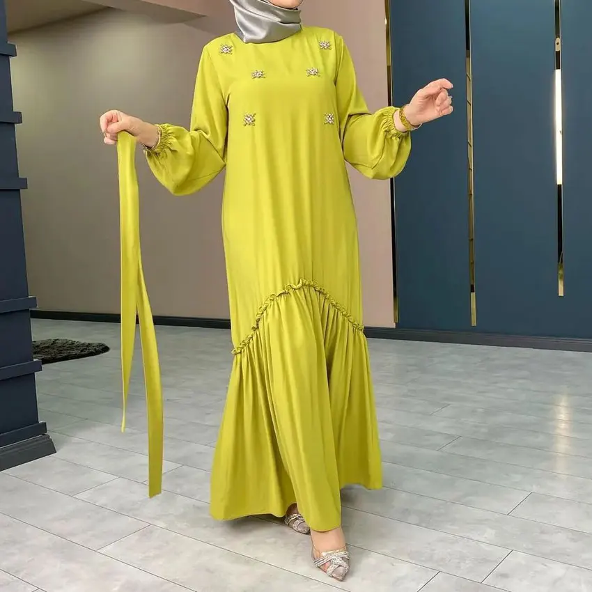 Oem Plus Size Designs Dubai Modest Muslim Dress Robe Arab Ethnic ...