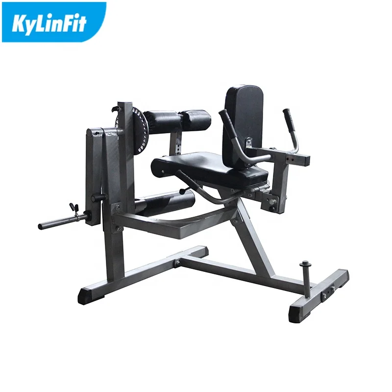Indoor Gym Equipment Leg Press Seated Row Machine Preacher Curl Bench ...