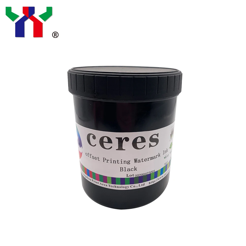 Screen Printing Black Watermark Ink/watermark Image For Paper,1kg/can ...