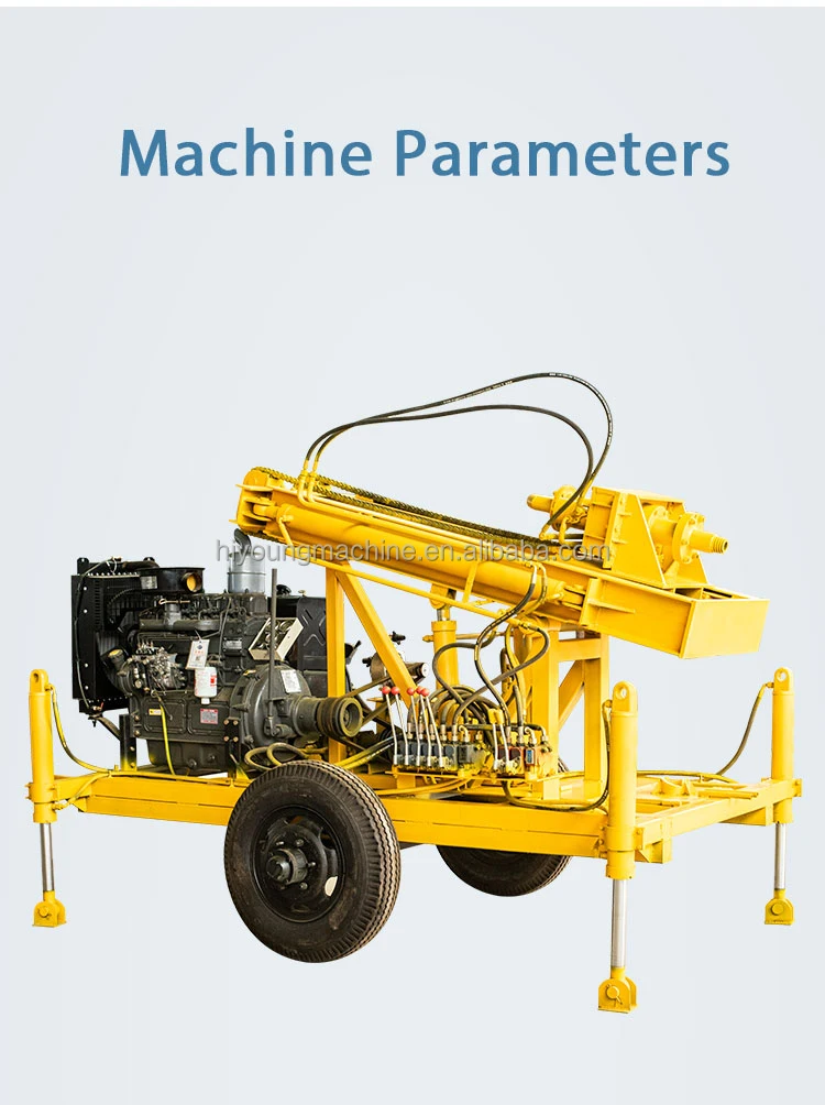 Portable Ground Water Well Borehole Drilling Machine