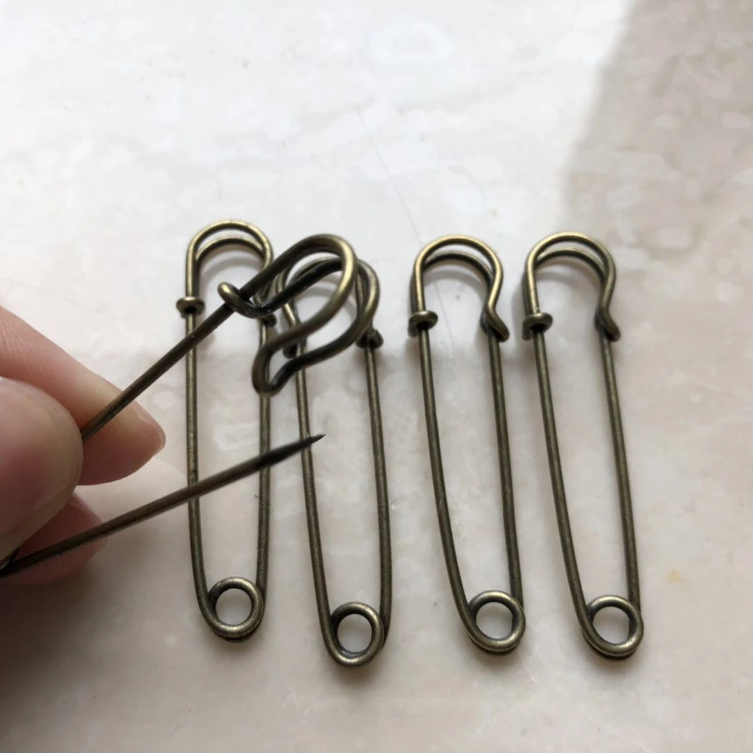 Big Stainless Steel Safety Pins DIY Sewing Tools Accessory Needles ...