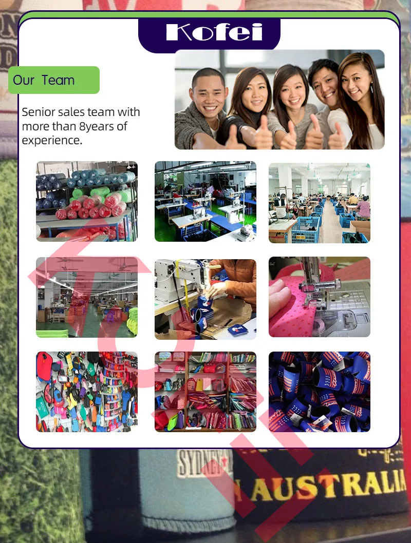 Kofei Custom Oem Full Colour Printed Stubby Holders Sublimation Beer ...