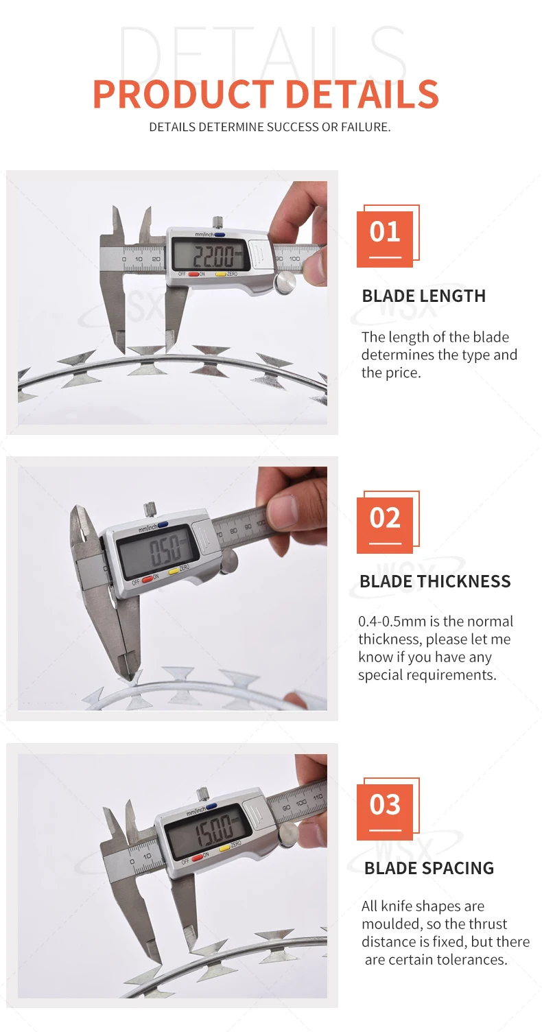 Razor Wire Galvanized Helical Water Resistant For Secure Sites Farm ...