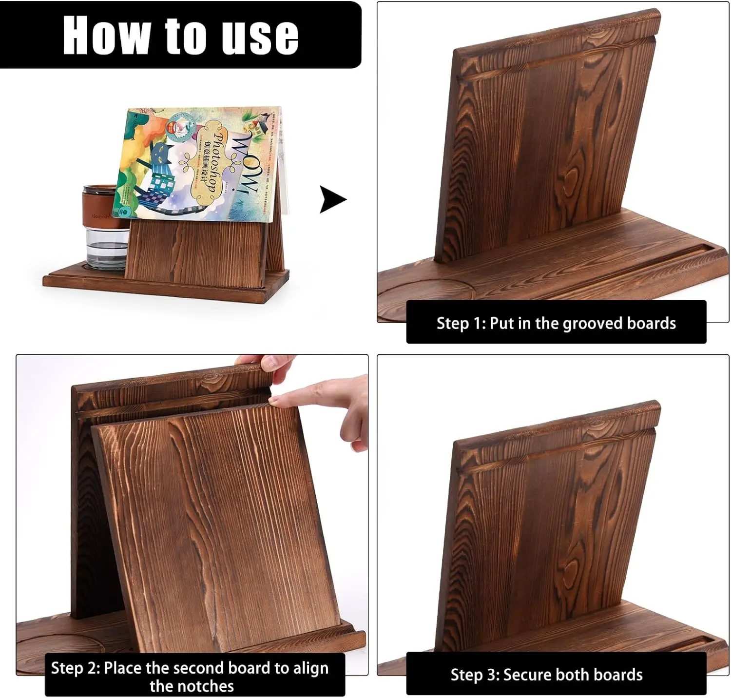 Custom Wooden Multi Functional Book Reading Rest