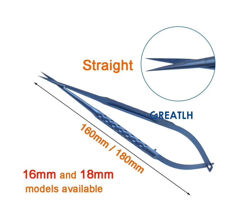Titanium Ophthalmic Tissue Forceps Needle Holder Forceps For Surgical ...