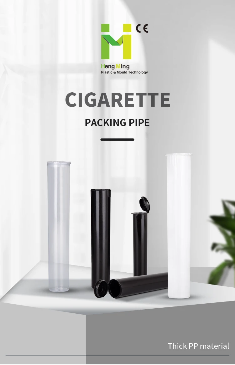 116mm Clear Transparent Custom Waterproof Pre Roll Child Resistant Tube ...