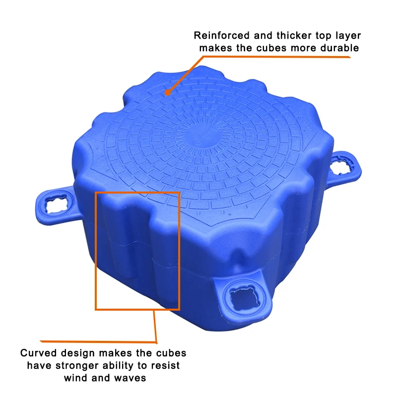 Modular Floating Dock/float Cube 3 Year Warranty 6000 Piece/pieces Hdpe ...