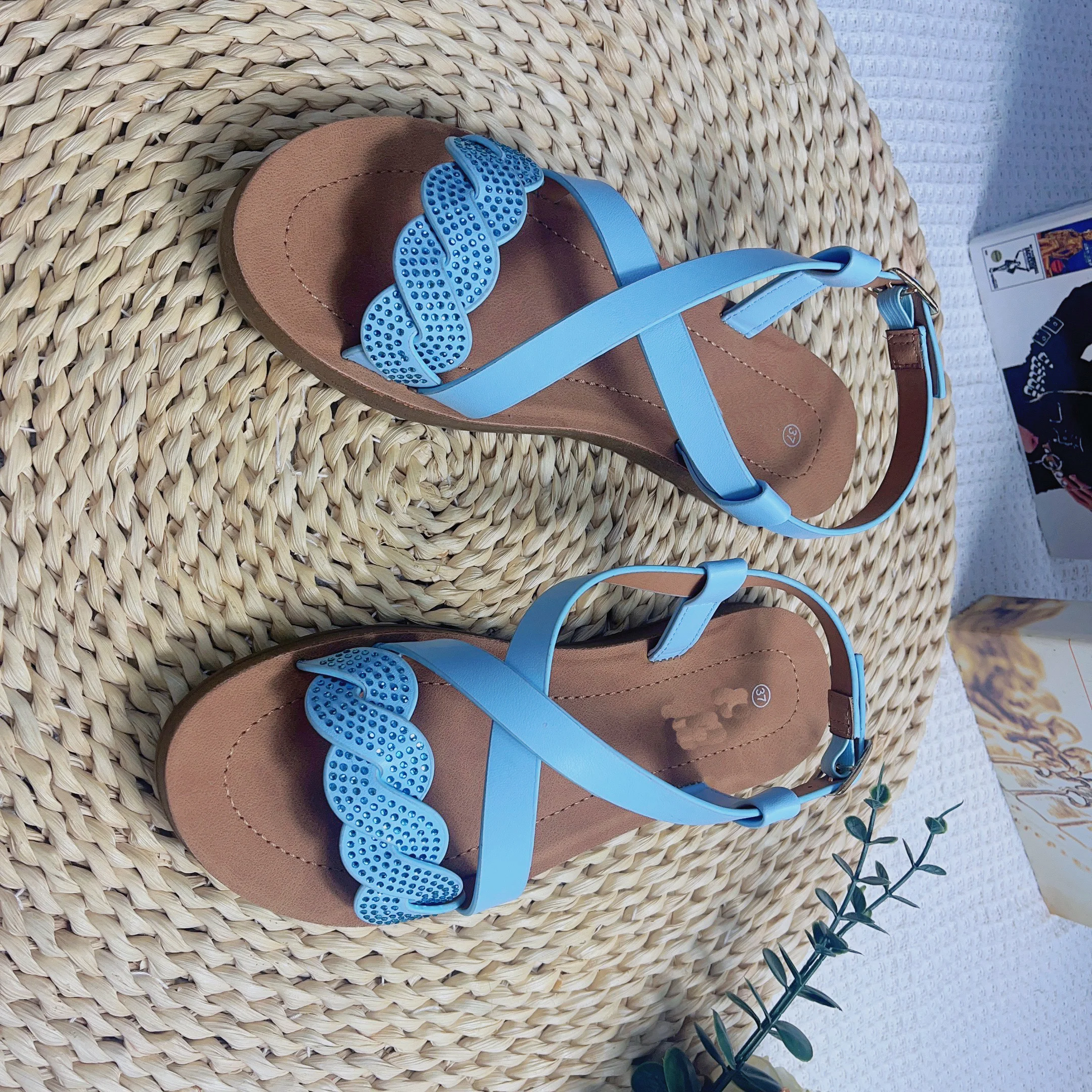 Hot Selling Buckle Sandals Summer Outdoor Flat Open Toe Sandals For ...