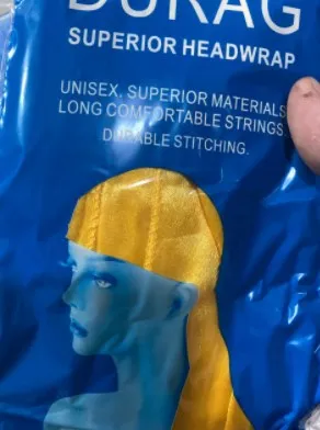 Custom Silky Headwraps Solid Designer Satin Durags Waves With Long Tail ...