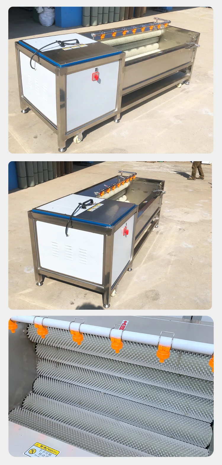 High Export Fruit High Pressure Spray Cleaning Edible Palm Washing ...