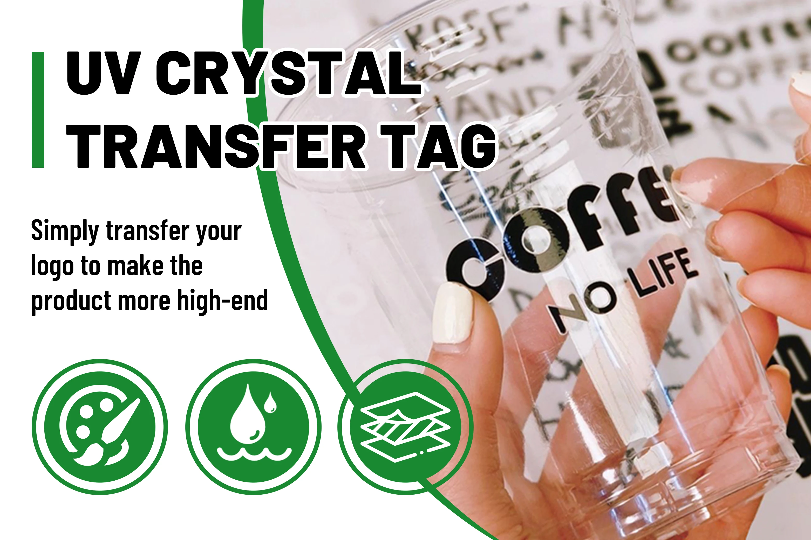 High Quality Fanyi Logo Advertising Gold 3d Label Hot Press Custom ...