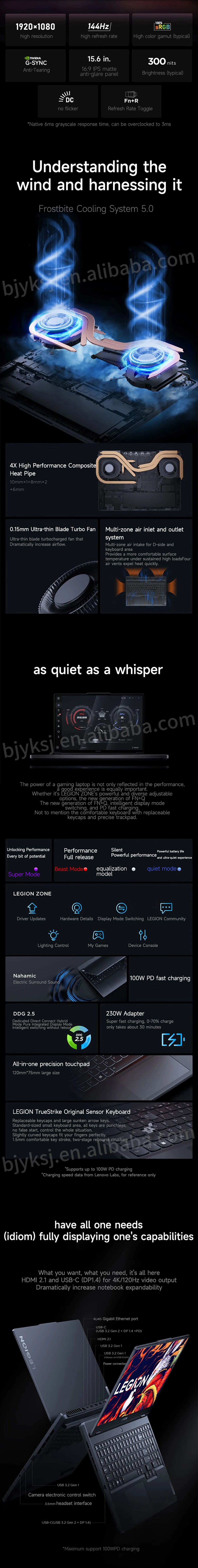 Lenovo Legion R7000 Gaming Laptop - Ultimate Esports Setup