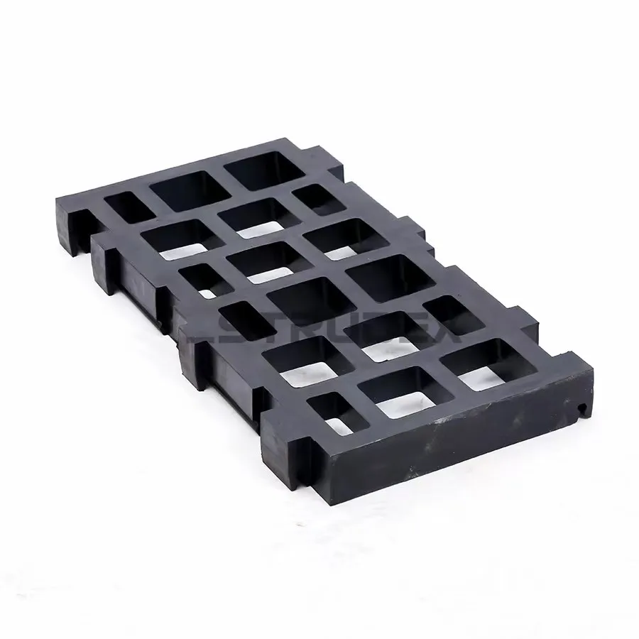 Anti-clogging Dewatering Tensioned Rubber Vibrating Screen Mesh Sand ...