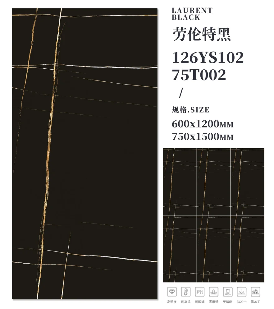 Blue Color Sintered Stone Porcelain Slab Non Slip Stone Floor Tile ...
