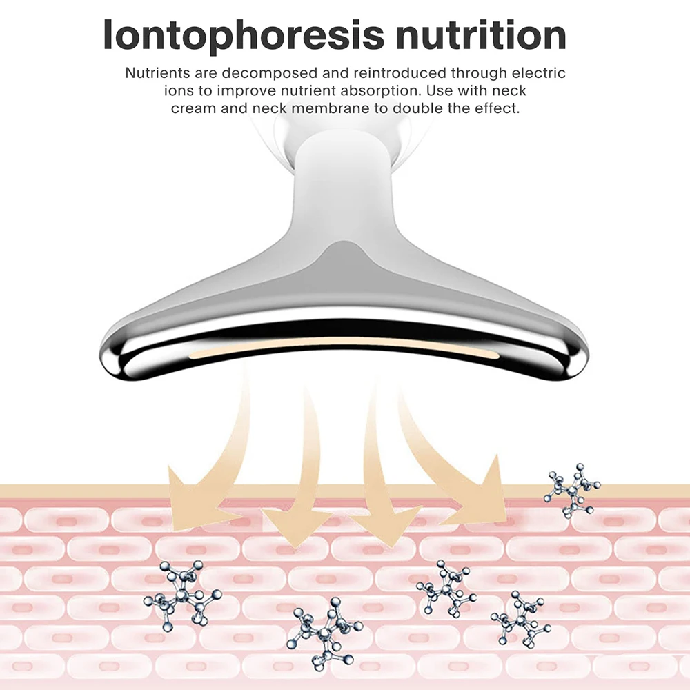 22 Electric Portable Smart Sonic High Frequency Vibration Face & Neck ...