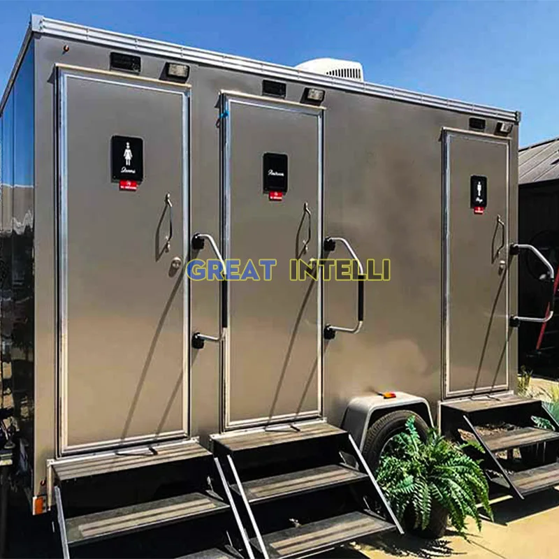Movable Luxury Customized Used Outdoor Prefab Mobile Portable Restroom ...