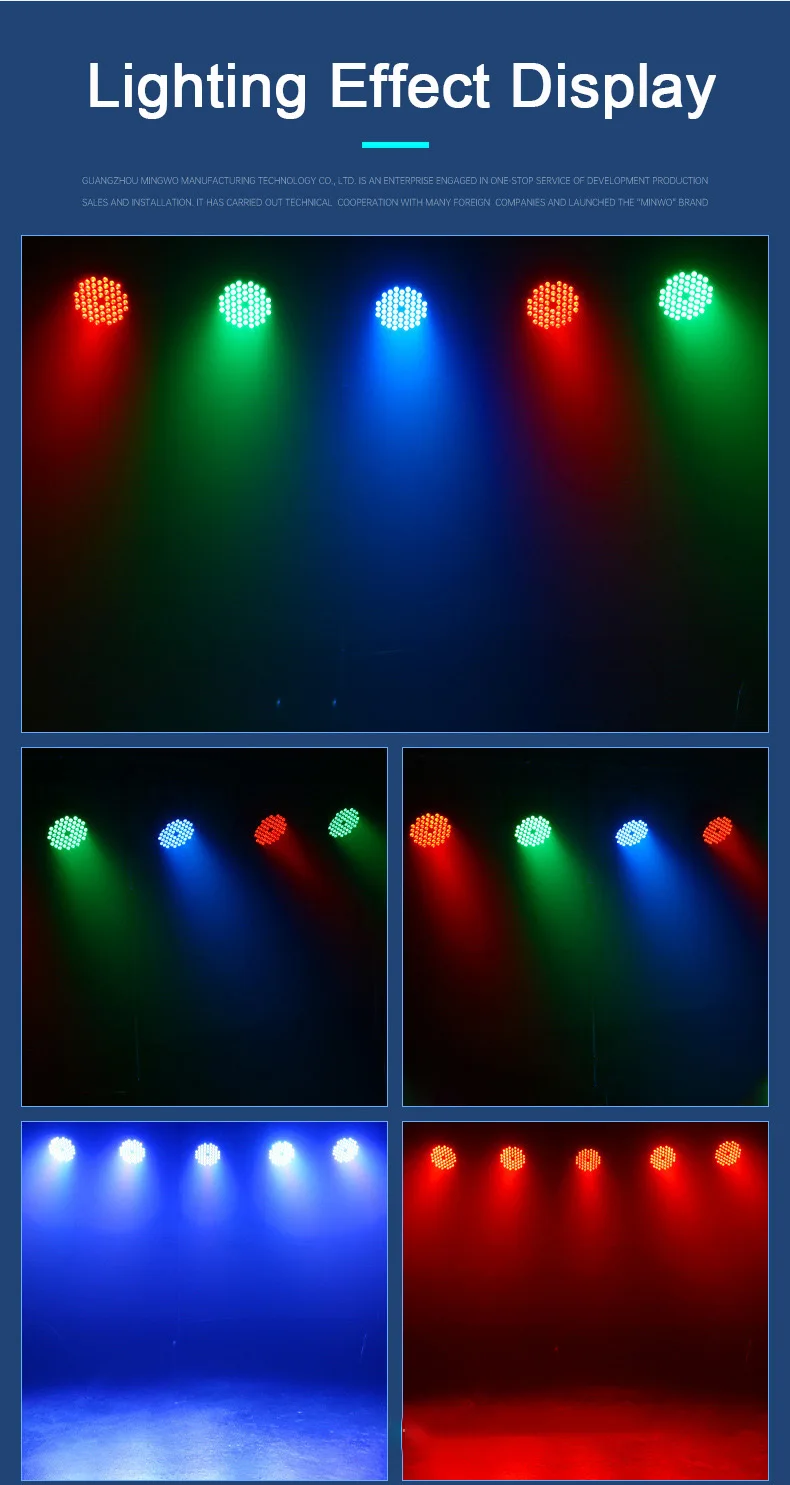 Professional Stage Lighting Kit With 54 Pcs 3w Led Lights Can Stage ...