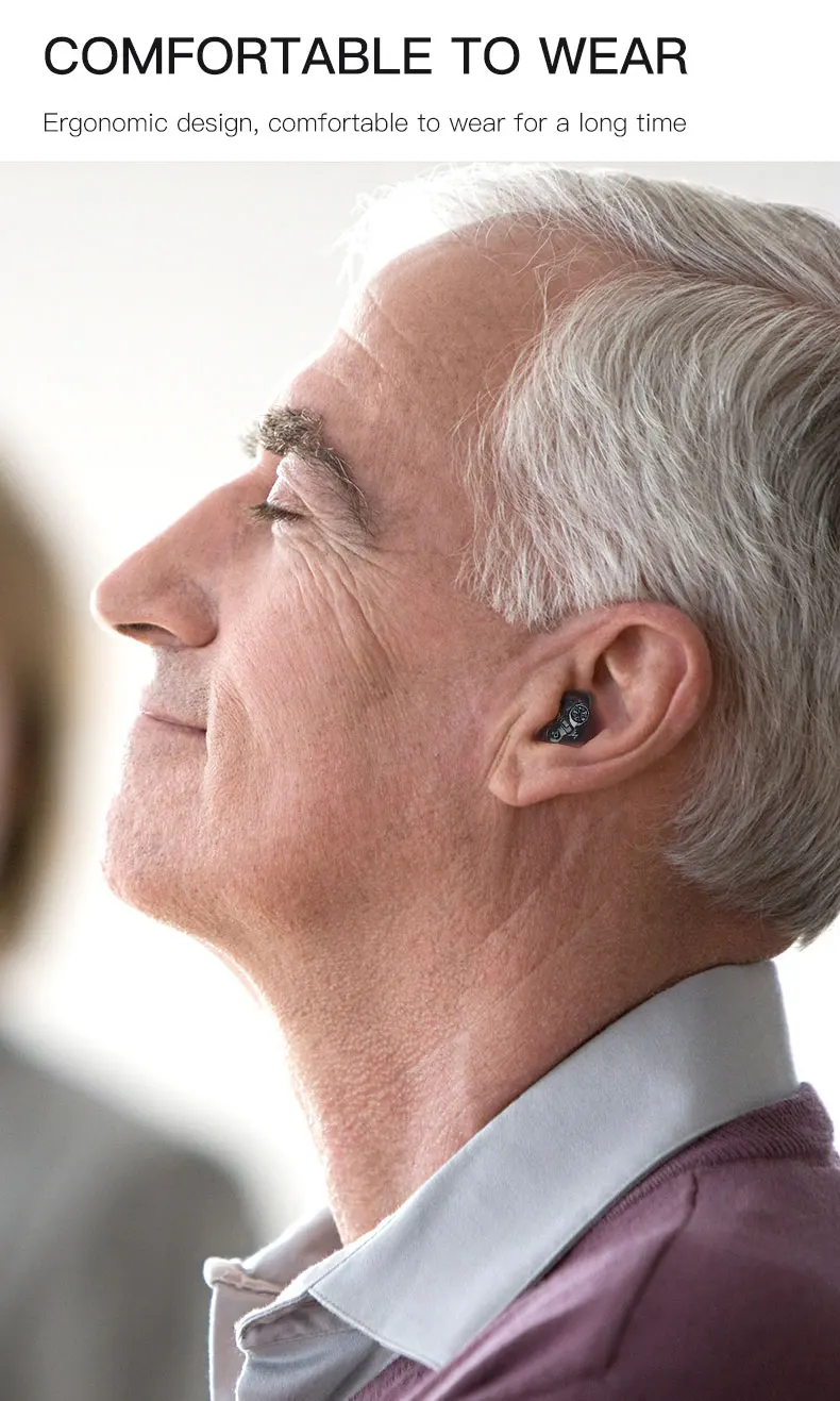 Portable Digital Micro Mini Hearing Aid Receiver Mini Invisible Hearing ...