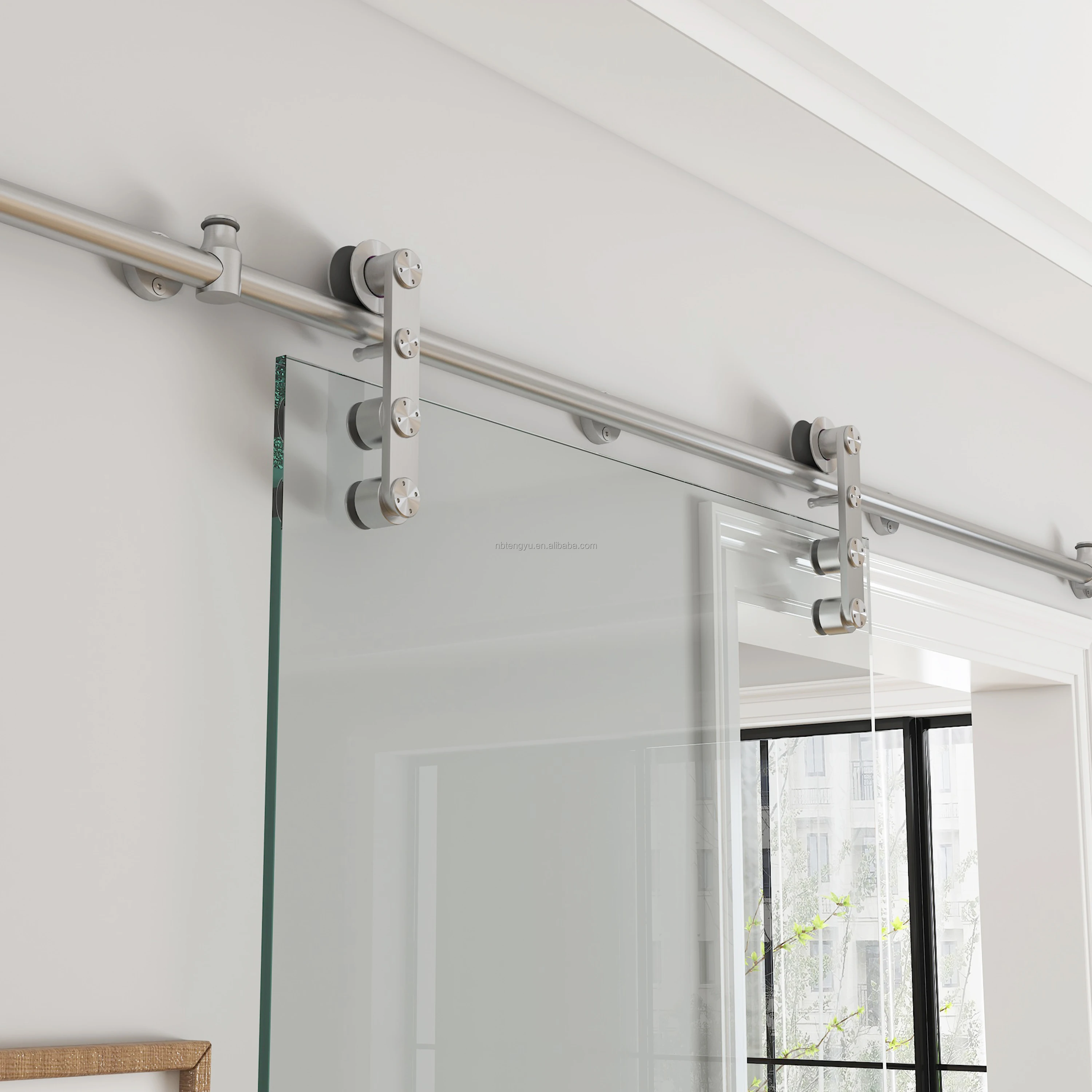 Face Mounted Stainless Steel Sliding Door Hardware - Buy Sliding Glass Door Hardware slidng Wood ...