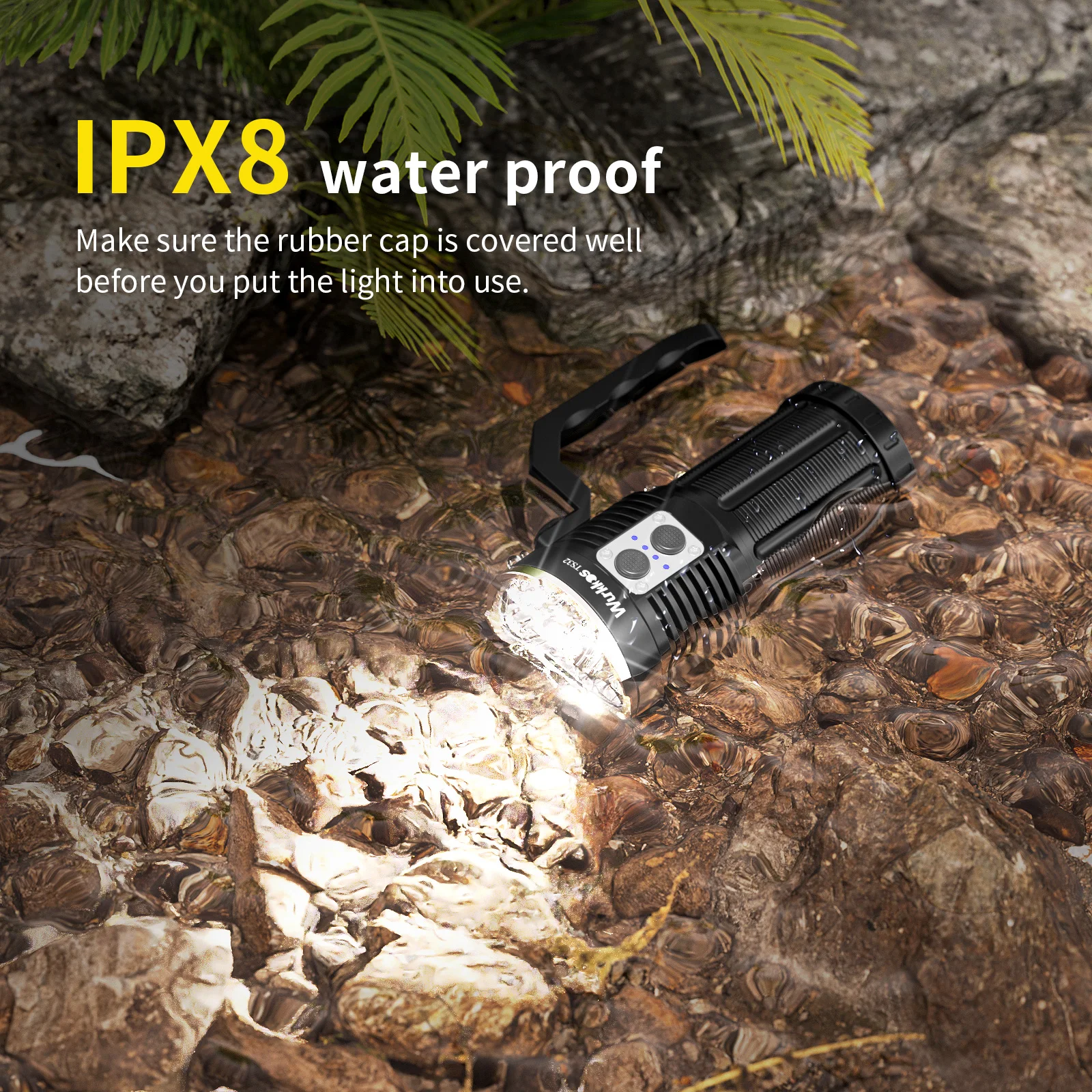 TS32 15000lm Rechargeable Flashlight - Powerful and Reliable