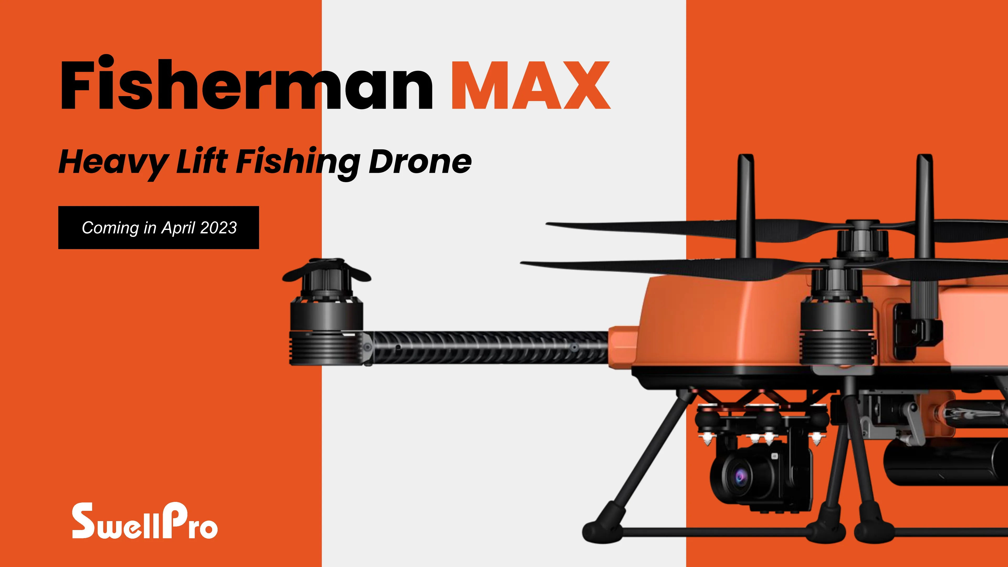 Swellpro Fisherman Max Heavy Lift Fishing Drone Waterproof Fish Finder ...