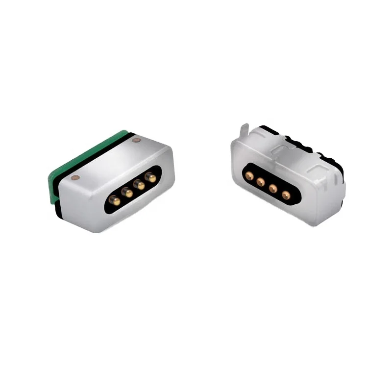Custom Plug 4 Pin Magnetic Pin Connector For Electronic Device Charging ...