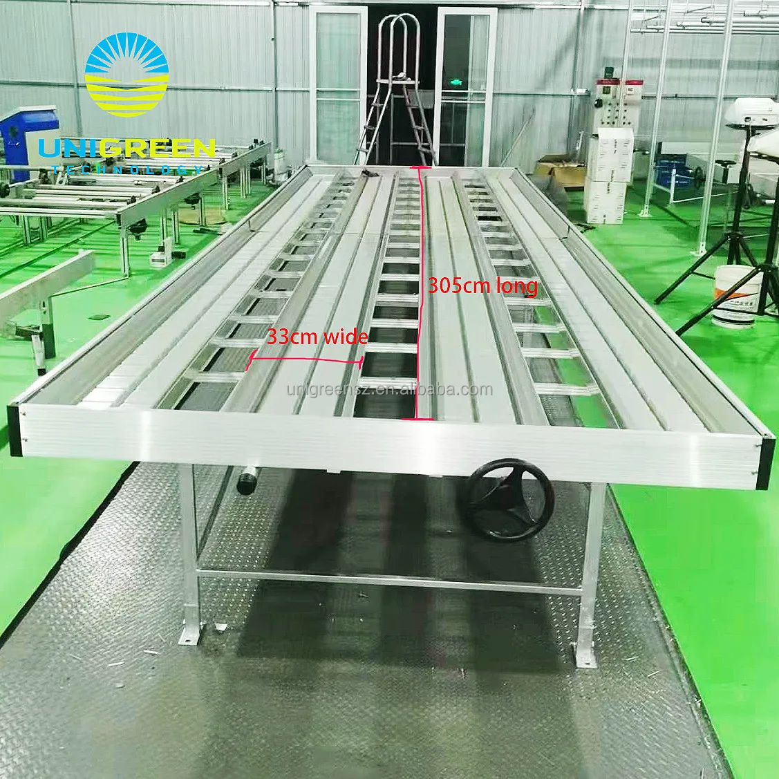 Hydroponic EBB and Flow Tray Grow Trays System for Greenhouse