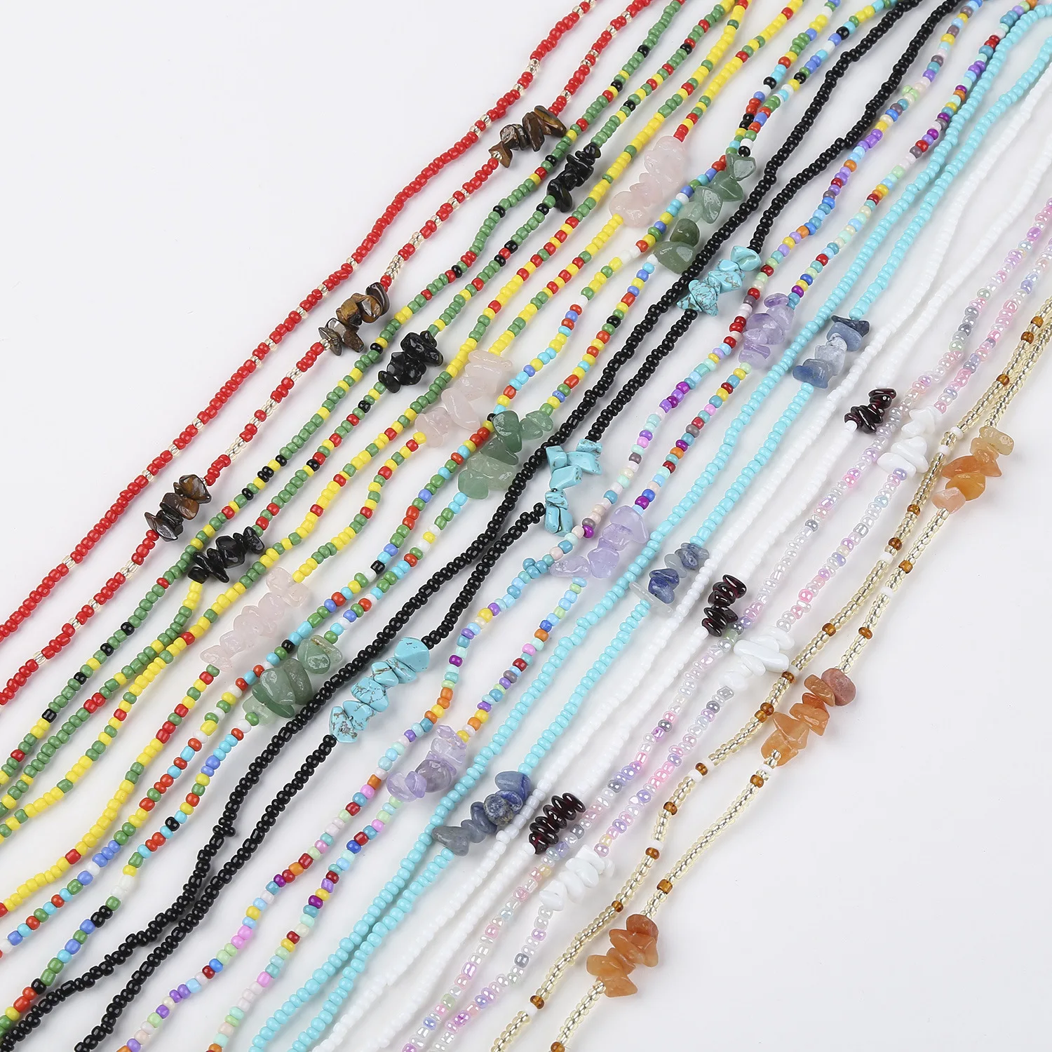 Waist Beads for Women Weight Loss Colorful Beaded Body Chain Handmade ...