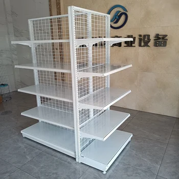 Iron Supermarket Shelf Convenience Store Rack Retail Shelving Systems ...