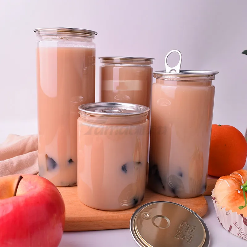 330ml/350ml/500ml/650ml Pet Transparent Plastic Soda Can Oem Factory ...