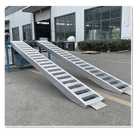 Aluminum Loading Ramps For Excavators With Capacity 12 Tons - Buy ...
