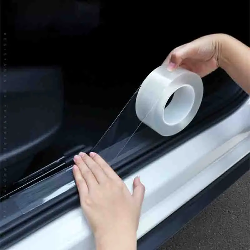 Transparent Car Sticker Bumper Protector Strip Sill Side Mirror Anti ...