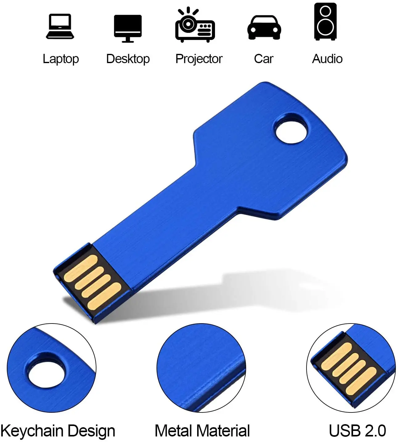 Super Thin Key Shape Usb Flash Drive 3.0 2gb 4gb Wholesale Flash Memory ...