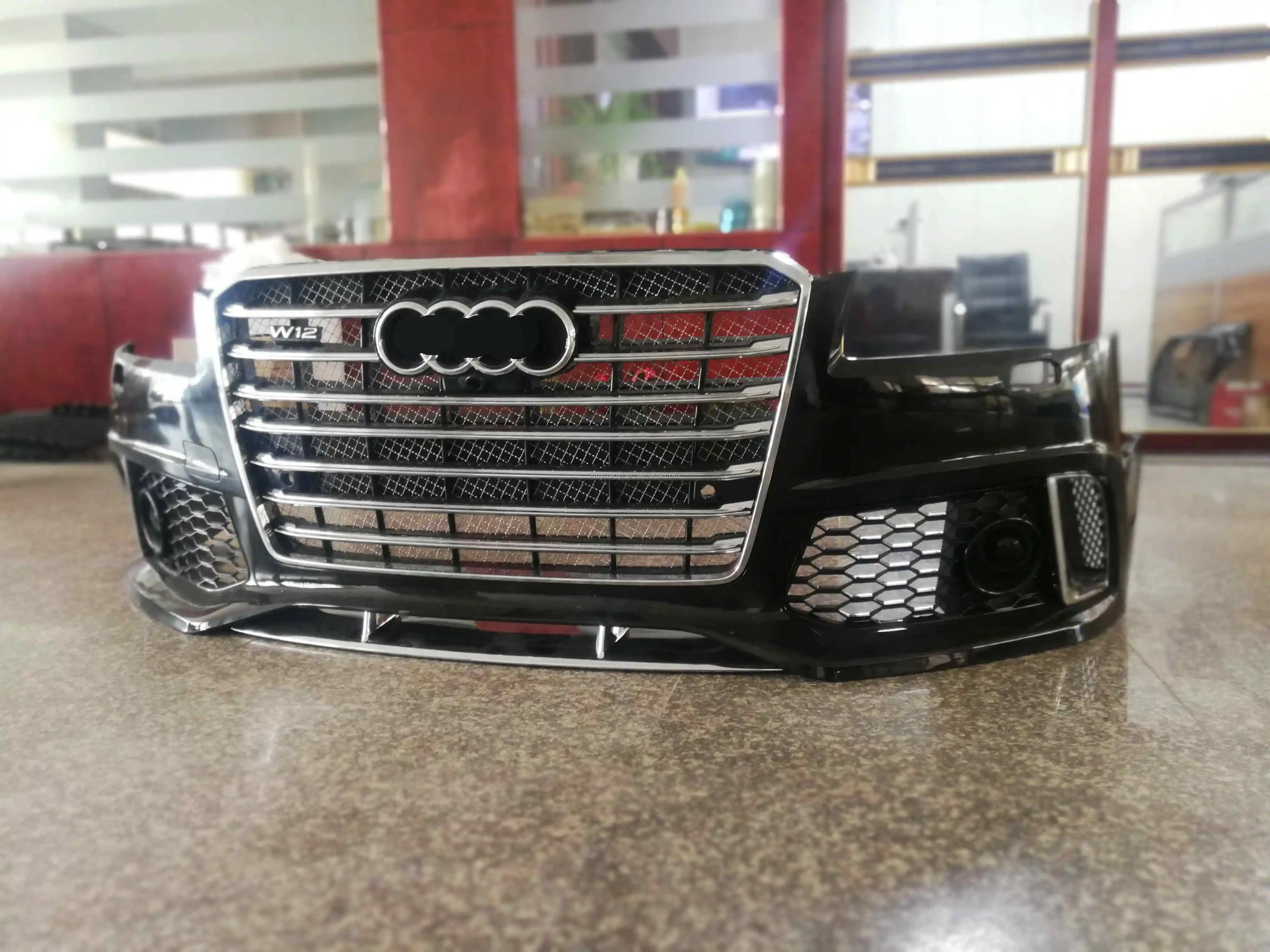 Upgrade Audi A8 Body Kit - Front Bumper with Grille Facelift
