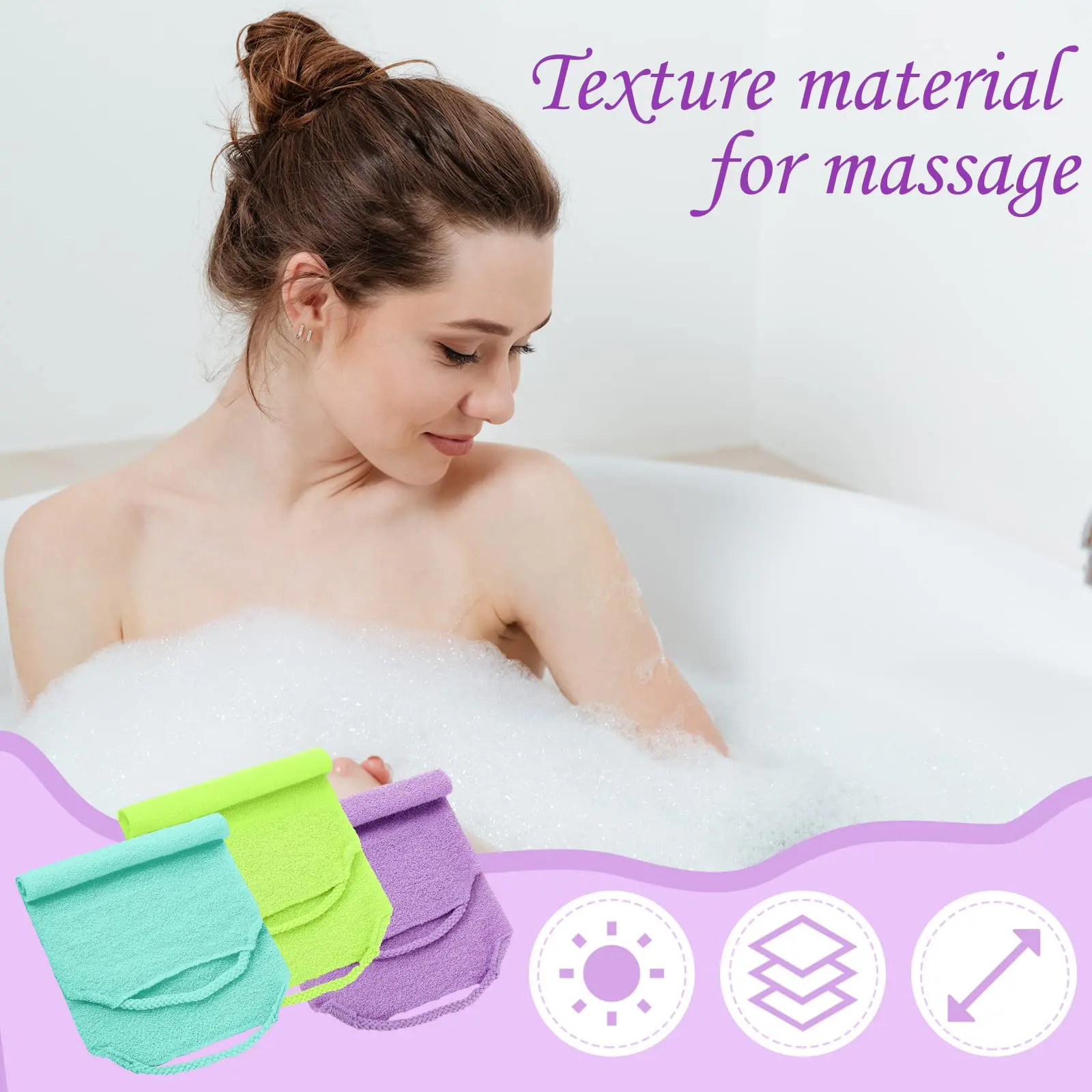 High Quality Double-sided Exfoliating & Cleansing Scrubber Back Fast ...