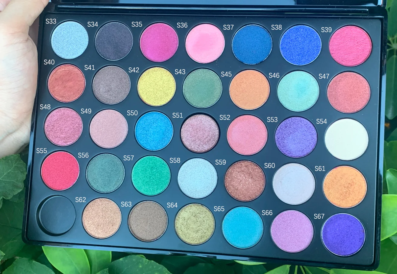 Diy Cruelty Free Makeup Luxury 9 Color Shimmer Vegan High Pigment ...