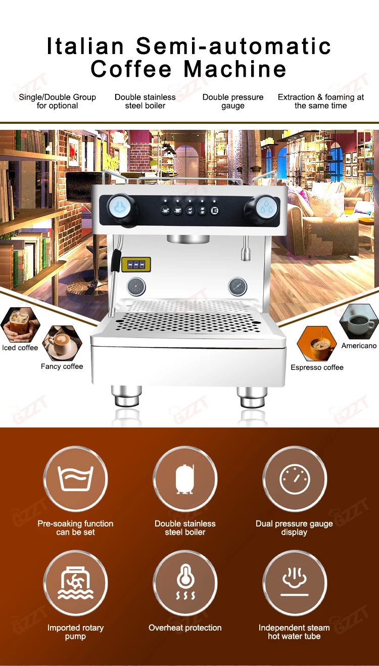 Espresso Coffee Machine - Commercial Quality & Convenience
