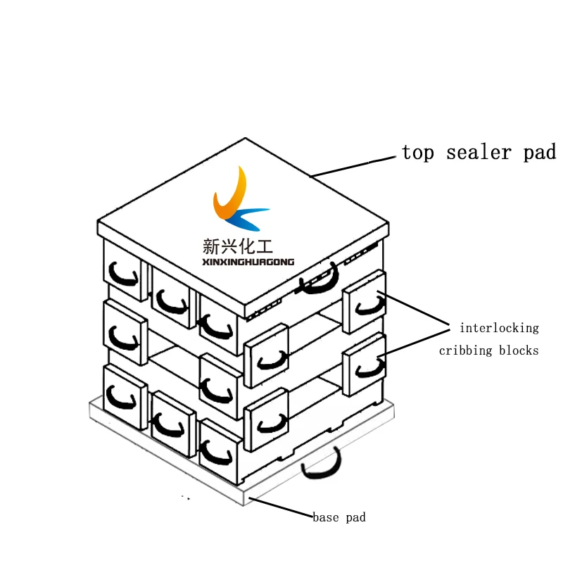 Plastic Interlocking Stable Cribbing Blocks - Safe & Durable