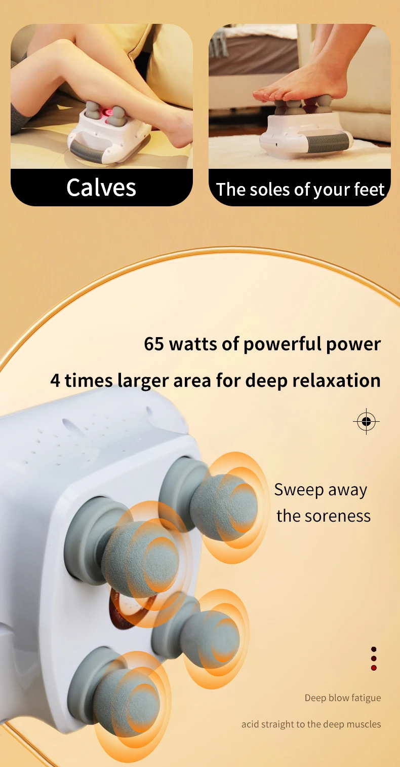 Whole Lower Back & Shoulder Pain Massage Machine Four Head Masajeador ...