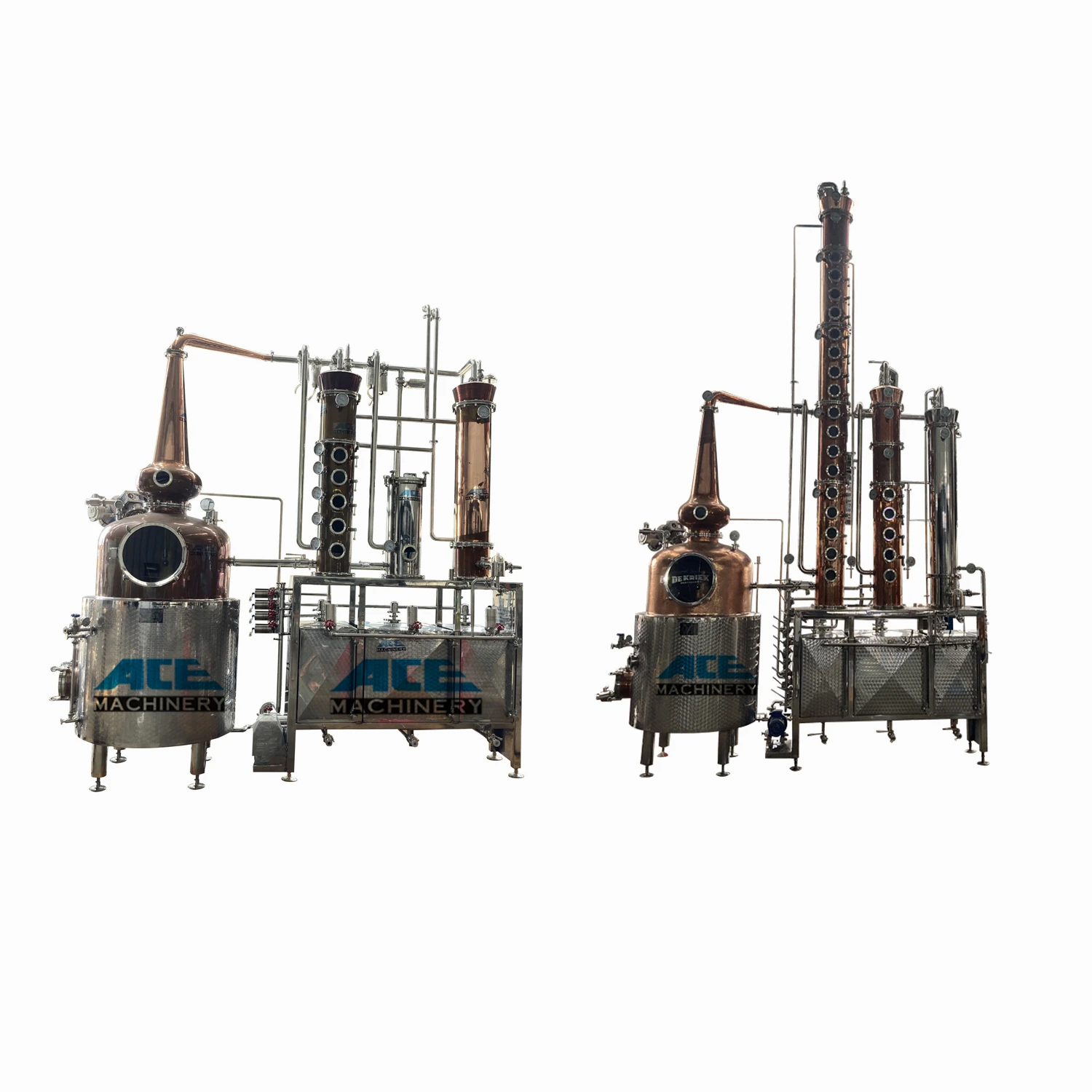 100l-5000l Rose Water Distilling Line Alembic Copper Distillation ...