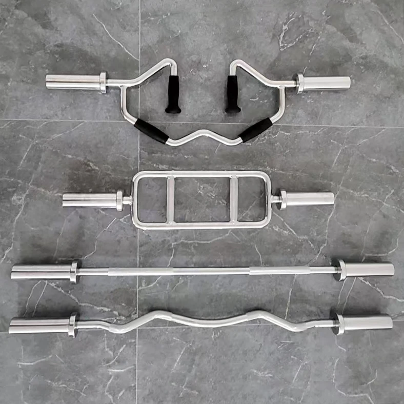 Gym Professional Biceps Triceps Training Barbell Swiss Rod Multi ...