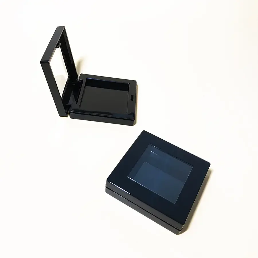 Single Color Transparent Window Empty Eye Shadow Blusher Highlighter ...
