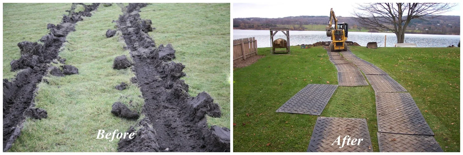 Heavy Equipment Mud Mats - Durable HDPE Ground Protection