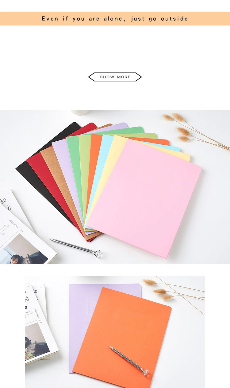 A4 Document Pocket File Folder - 300gsm/350gsm Cardboard