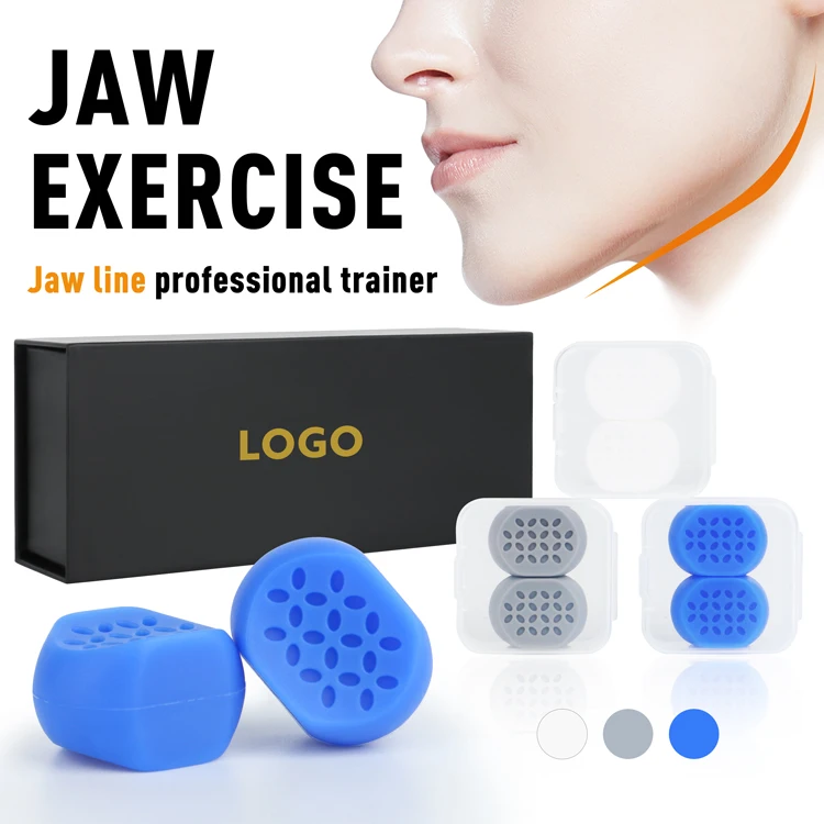 K&b Home Jaw Muscle Exerciser Face Masseter Mouth Jawline Chew Ball ...