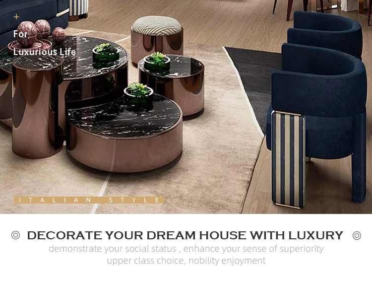 2021 Italian Furniture Stretch Covers Fining Living Room Chairs Modern ...