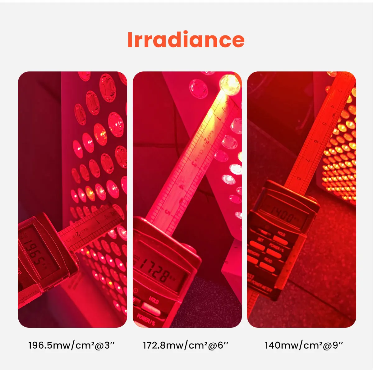 IDEATHERAPY 590nm 630nm 660nm 810nm 830nm 850nm 1060nm Infrared Light ...