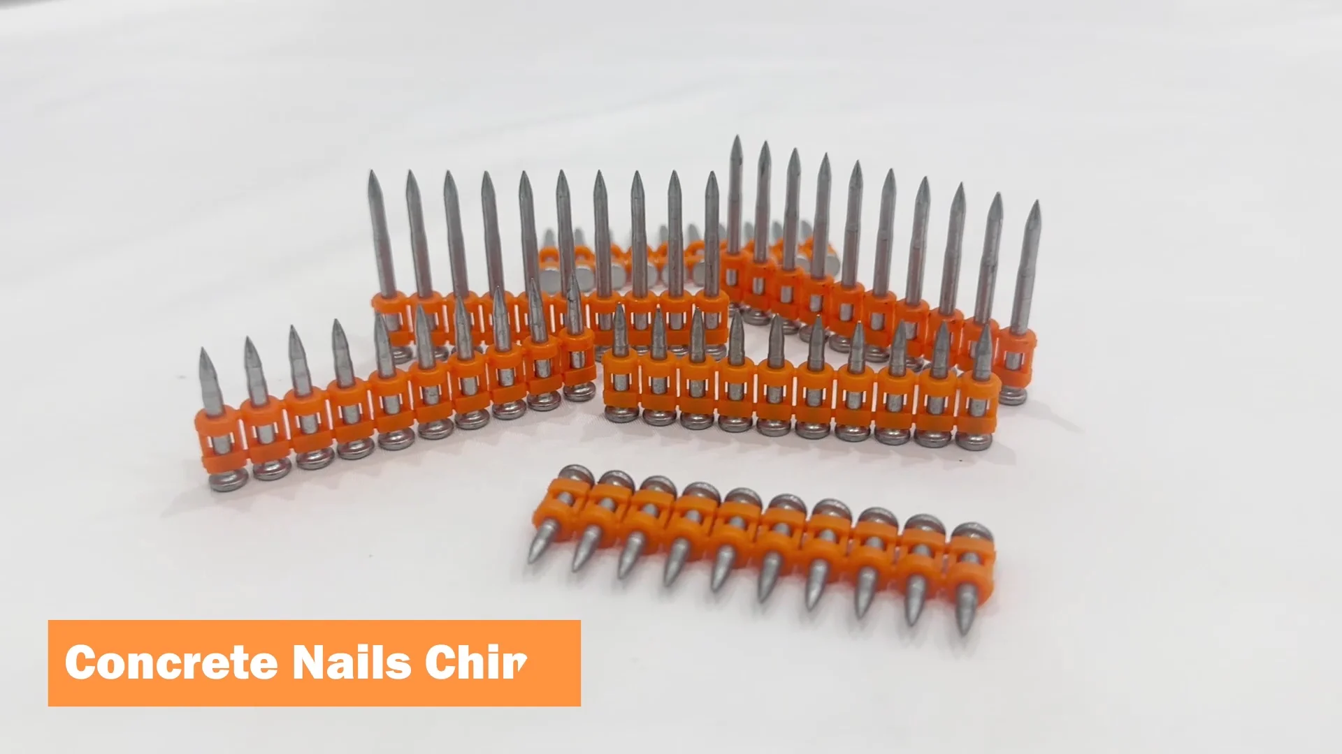 Spit Orange Strip Collated Galvanized Concrete Nail Standard Concrete ...