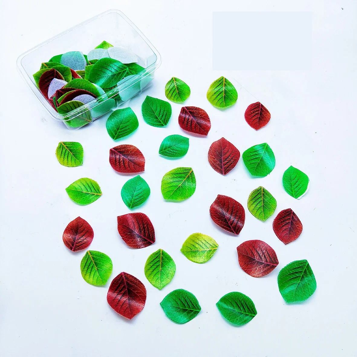 Wafer Paper Leaves Edible Glutinous Rice Paper Leaves Cake Cold Dish ...