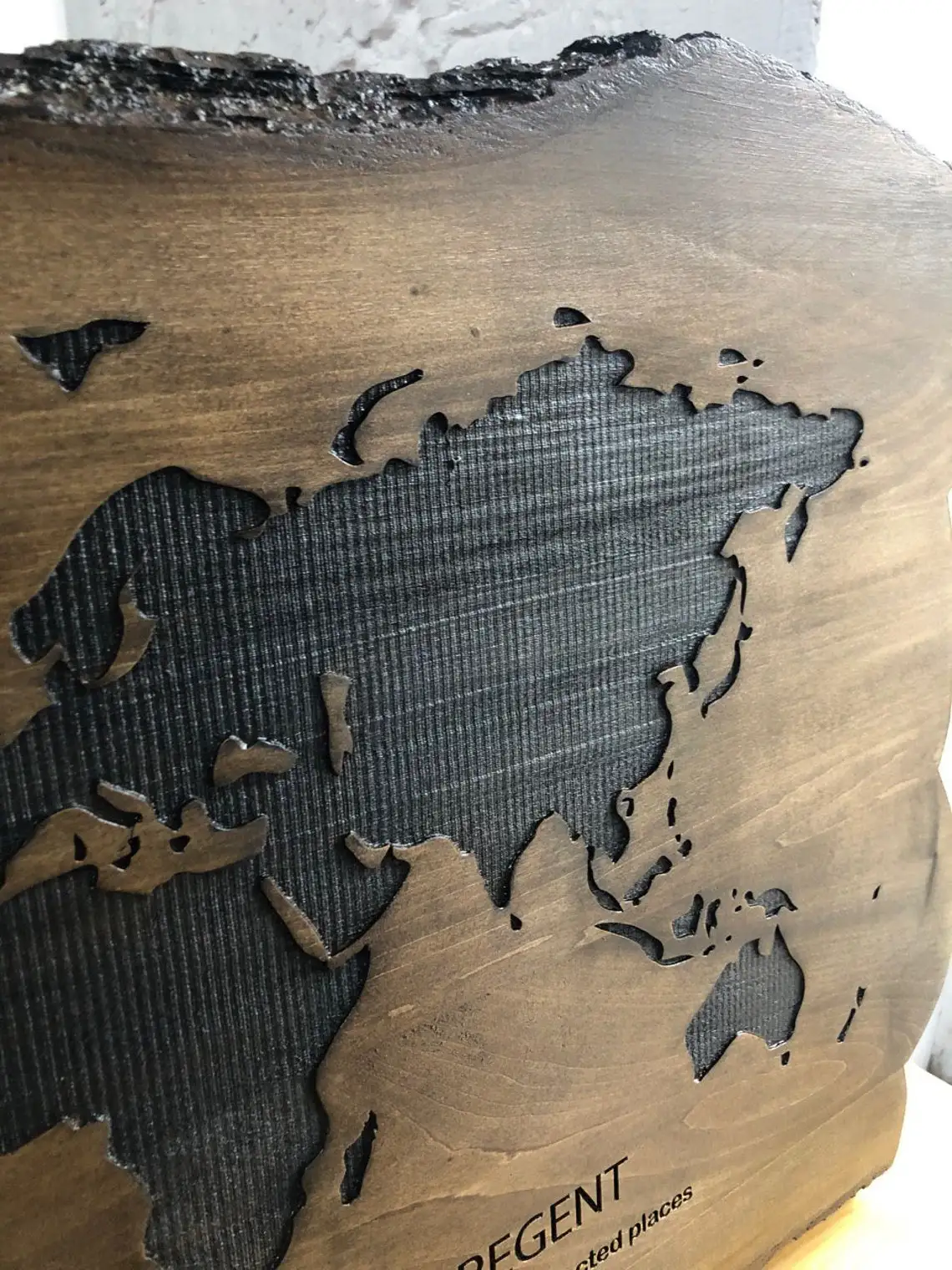 Antique Wooden Laser Engraved World Map Wooden World Map Wall Decor ...